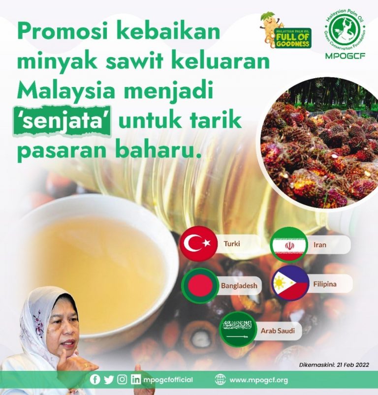 Promosi kebaikan minyak sawit keluaran Malaysia menjadi senjata untuk ...